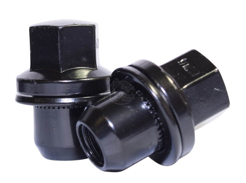 Black Land Rover Defender 07-On OEM Lug Nuts 14x1.5 Hex 22mm — EZAccessory
